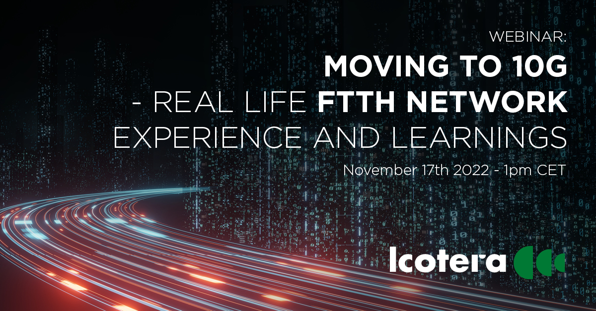 FTTH CPE Gateways for fiber networks - Icotera